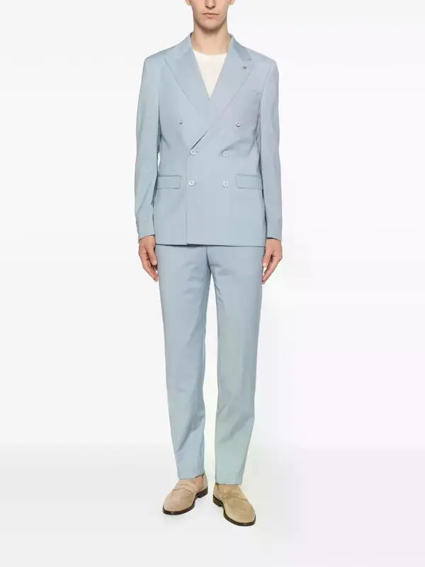 MANUEL RITZ Double-breasted Peak-lapel Suit