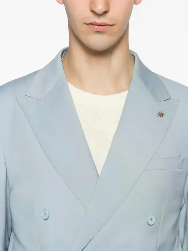 MANUEL RITZ Double-breasted Peak-lapel Suit