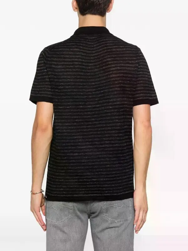 ROBERTO COLLINA Striped Knit T-shirt