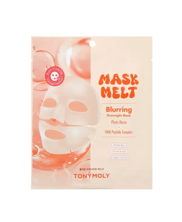 TONYMOLY Mask Melt Blurring Overnight Hydrogel Mask - No Color