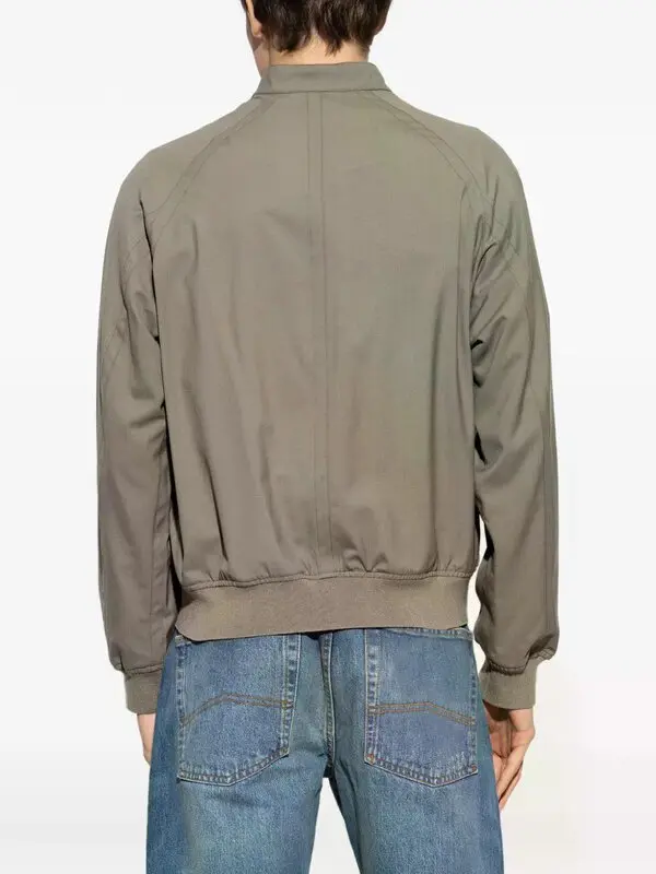 Emporio Armani Zip-up Virgin Wool Jacket