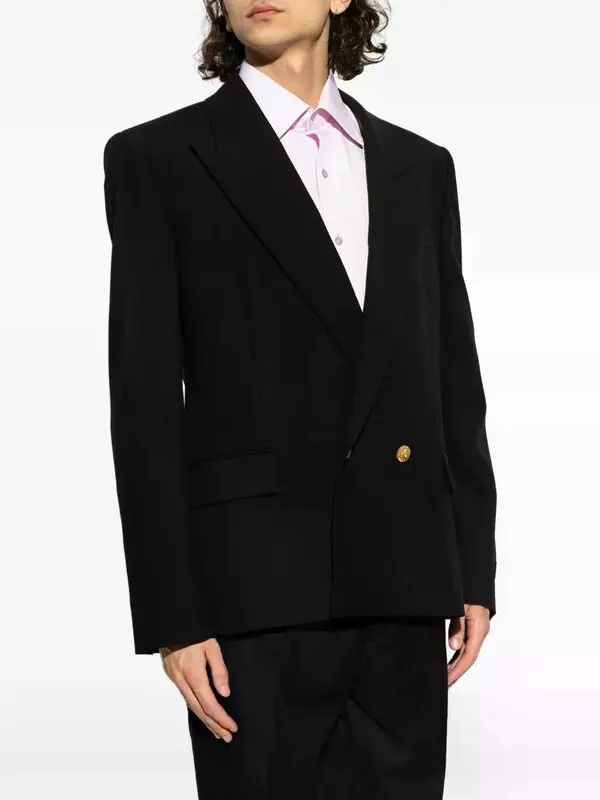 Balmain Lion-button Double-breasted Jacket