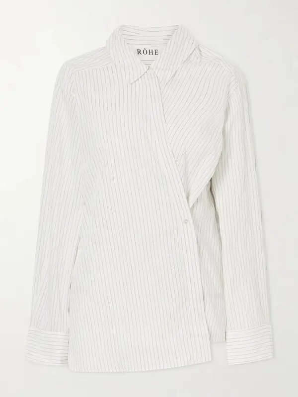RÓHE Sabi Striped Crepon Shirt - Multi