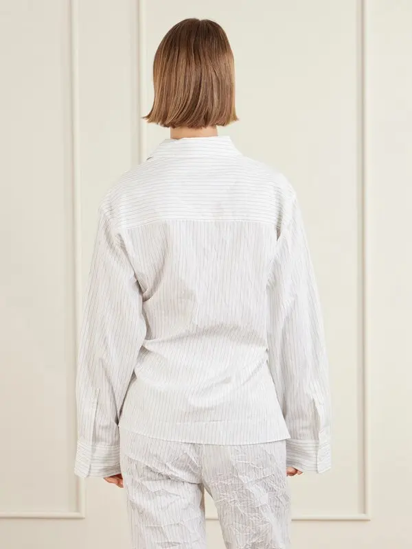 RÓHE Striped Crepon Shirt