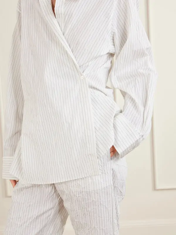 RÓHE Striped Crepon Shirt