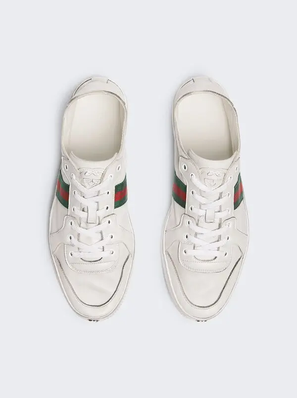 Gucci Stretch Low-top Sneakers - White