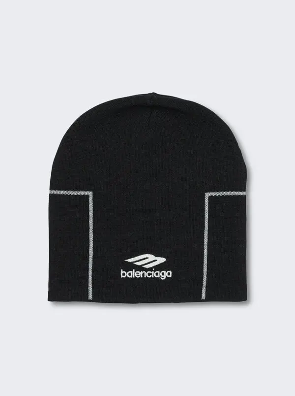 Balenciaga Sporty Beanie - Black