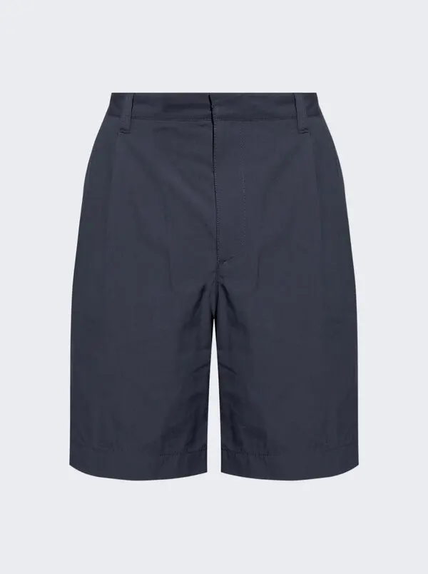 Bottega Veneta Straight Leg Shorts - Navy