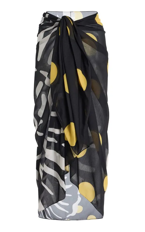 CALA DE LA CRUZ Luana Sarong - Black