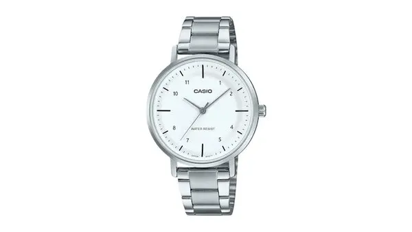 Casio Analog Ltpvt03d7b Watch - Stainless Steel