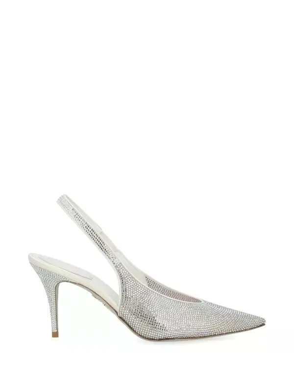 Rene Caovilla Jinny Crystal-embellished Slingback Pumps