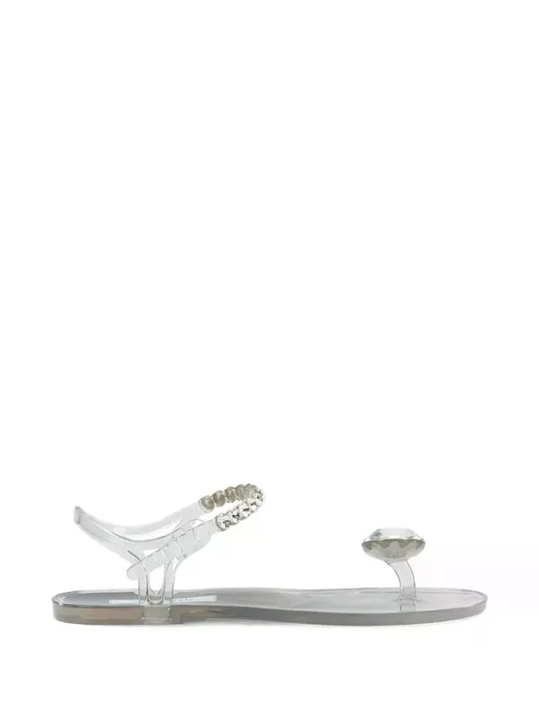 Menghi Crystal-embellished Thong Sandals