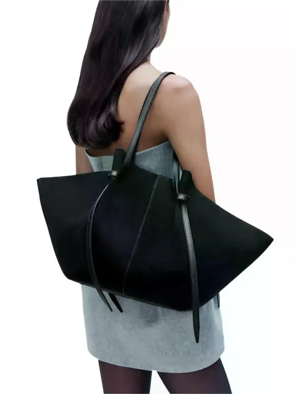 Yuzefi Mochi Suede Shoulder Bag