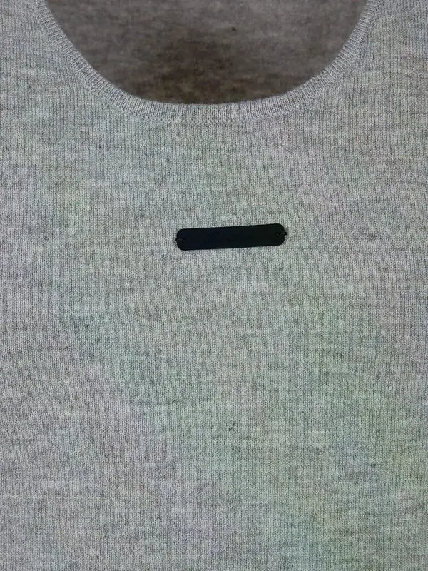 Fear Of God Logo-patch Tank Top - Grey