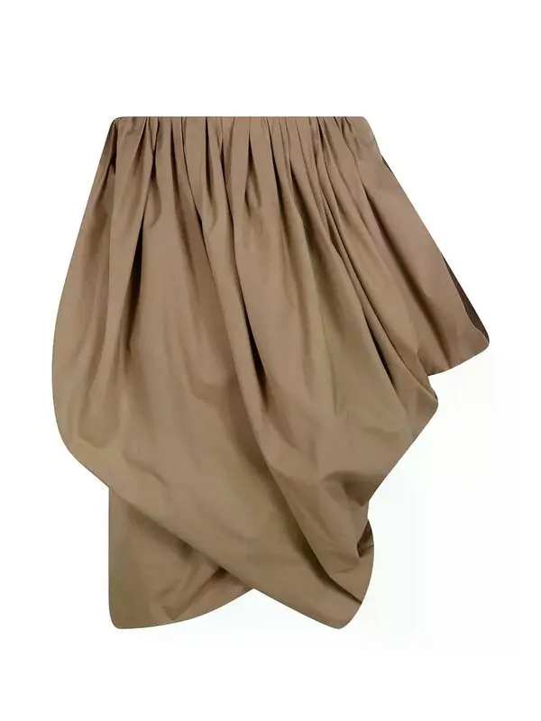 Chloé Draped Pleated Skirt