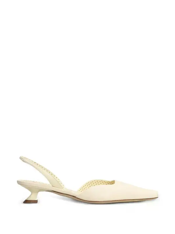 3JUIN Sophie Slingback Kitten-heel Pumps