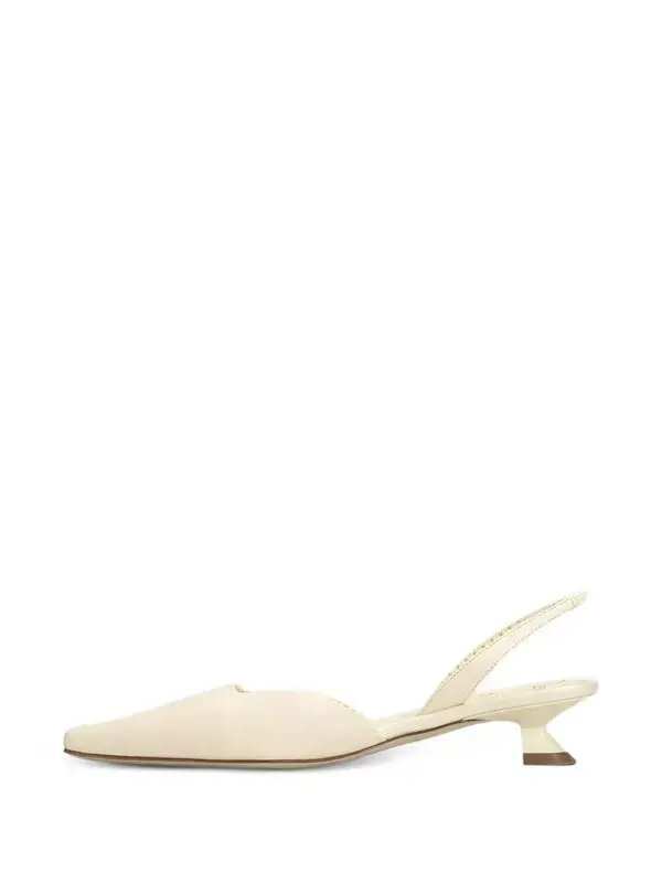 3JUIN Sophie Slingback Kitten-heel Pumps