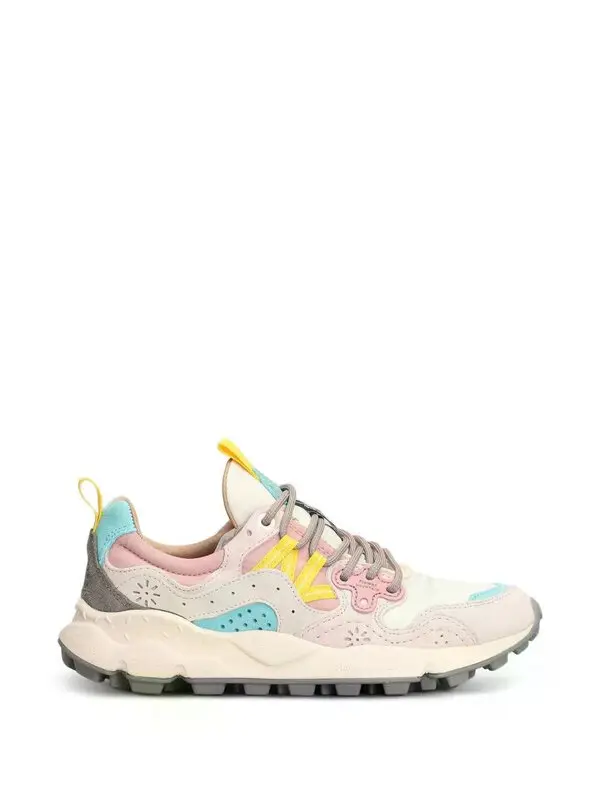 FLOWER MOUNTAIN Yamano Panelled Sneakers - Neutrals