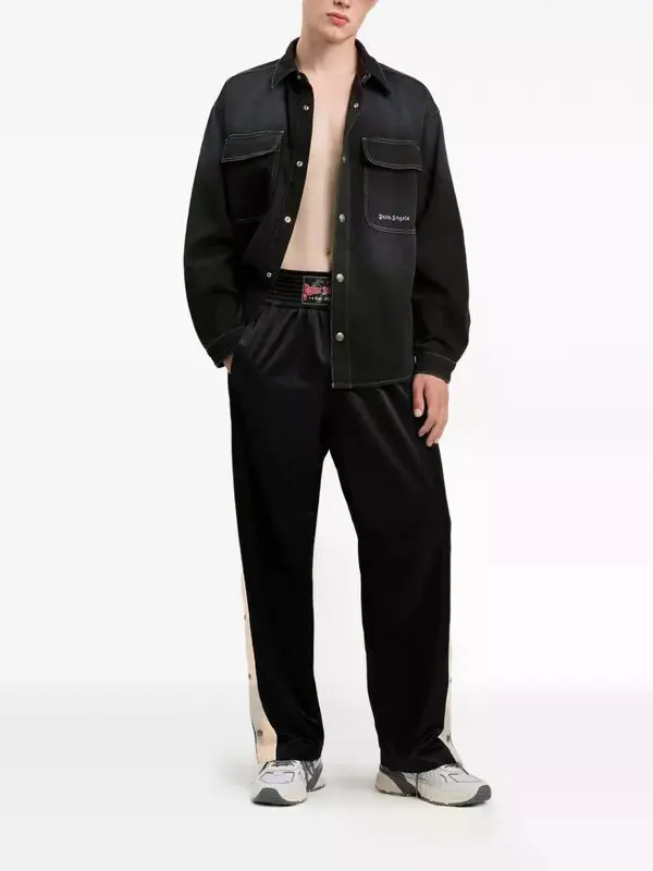 Palm Angels Logo Denim Shirt