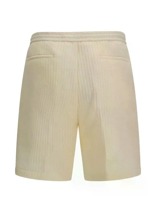 GERMANO 1952 Textured Pleated Shorts
