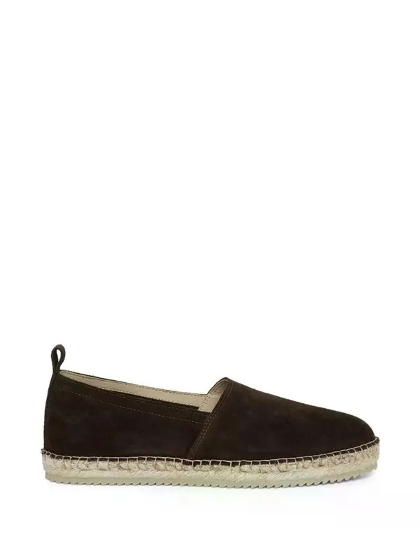 Frescobol Carioca Helio Suede Espadrilles - Brown