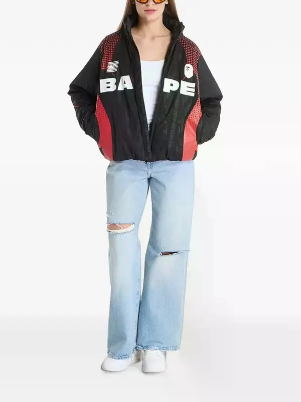 A BATHING APE Logo-print Padded Jacket