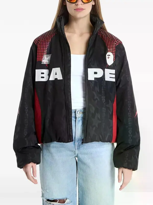 A BATHING APE Logo-print Padded Jacket