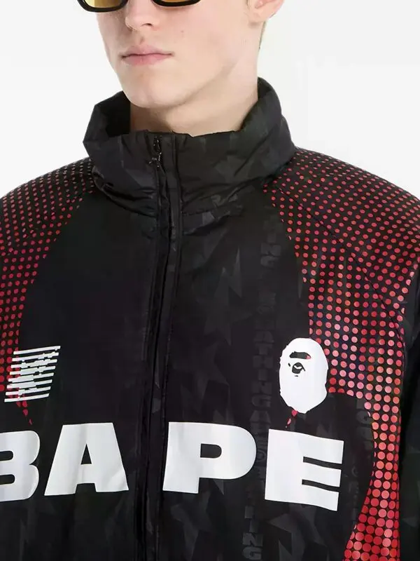 A BATHING APE Logo-print Padded Jacket