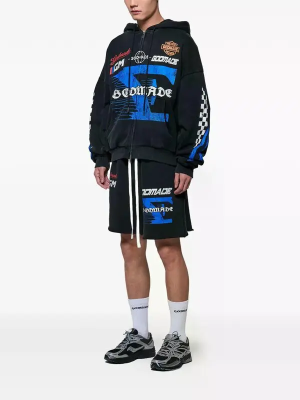 GODMADE Logo-print Shorts