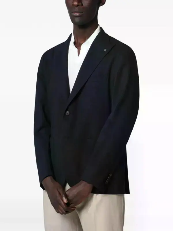 Tagliatore Logo-plaque Single-breasted Jacket