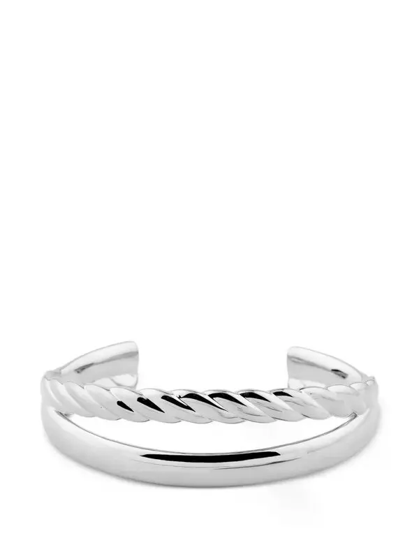 PHILIPPE AUDIBERT Mahela Twisted Cuff Bracelet - Silver