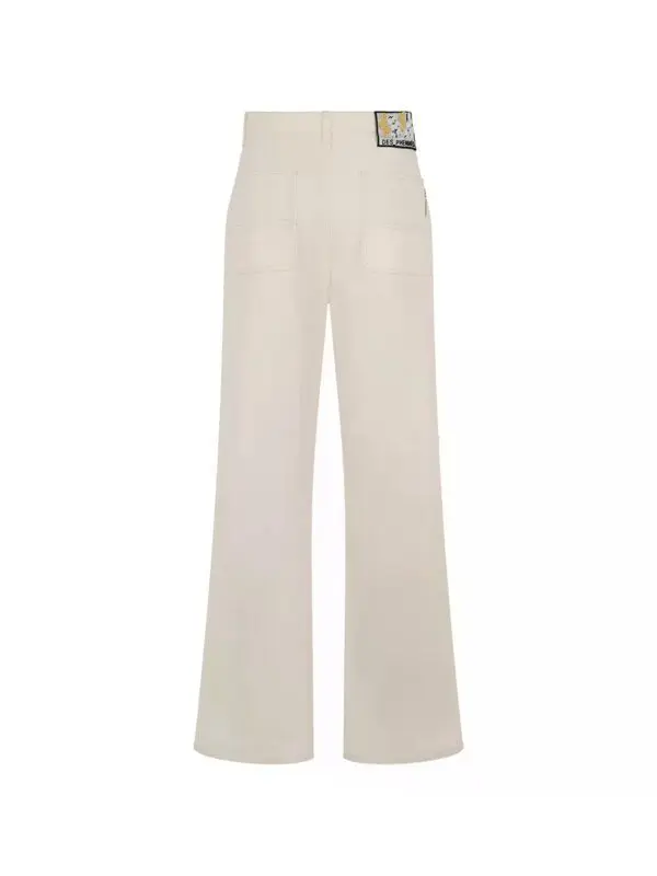DES_PHEMMES Wide-leg Embellished Trousers