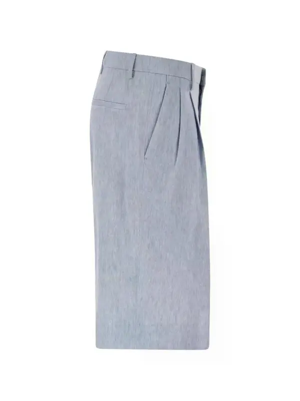 Tagliatore Effie Pleated Bermuda Shorts