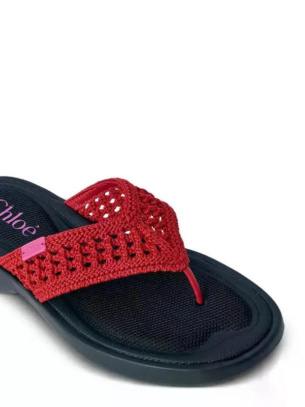 Chloé Woven-strap Sandals