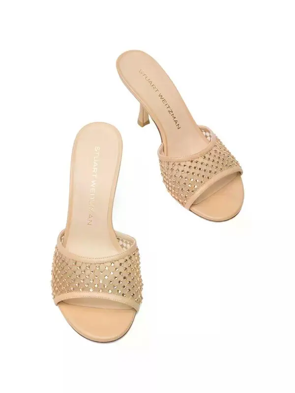 STUART WEITZMAN 8.5cm Bareitall Mules - Neutrals