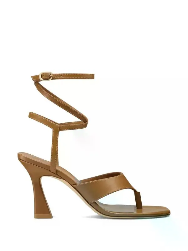 STUART WEITZMAN 85mm Vinnie Sandals - Brown