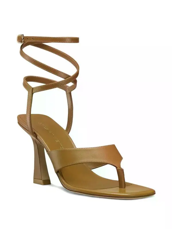 STUART WEITZMAN 85mm Vinnie Sandals - Brown