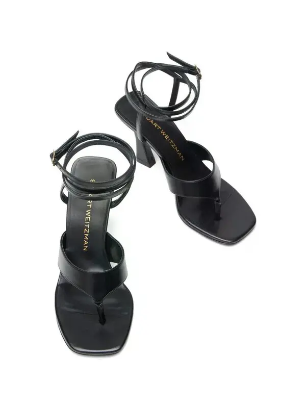 STUART WEITZMAN 85mm Vinnie Sandals - Black
