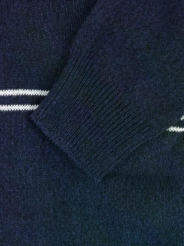 DUNST V-neck Striped Sweater