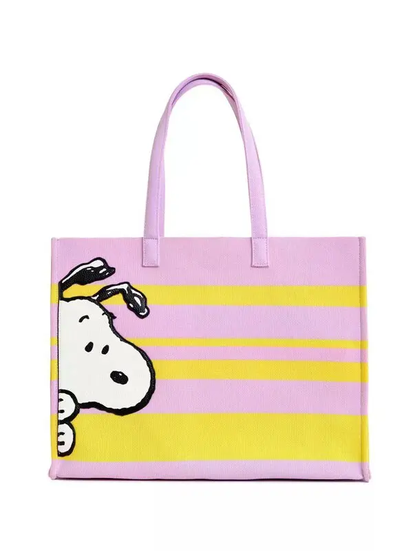 Essentiel Antwerp Peanuts™ Graphic Striped Tote Bag