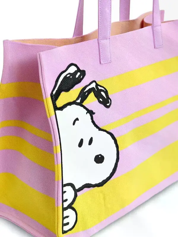 Essentiel Antwerp Peanuts™ Graphic Striped Tote Bag