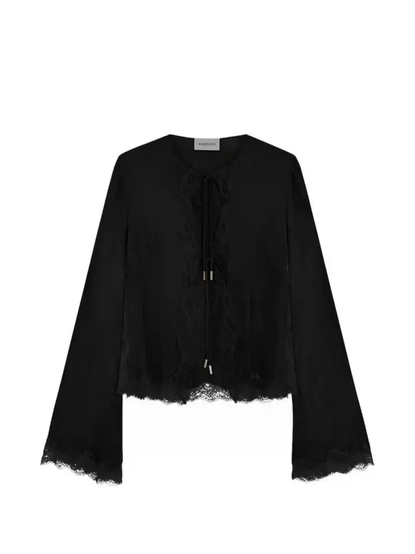 16Arlington Filipa Lace-trimmed Blouse