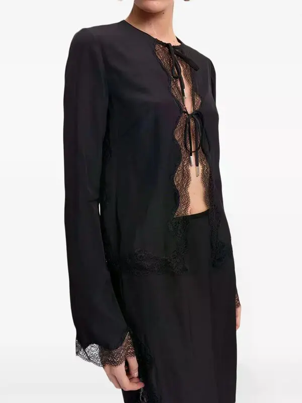 16Arlington Filipa Lace-trimmed Blouse