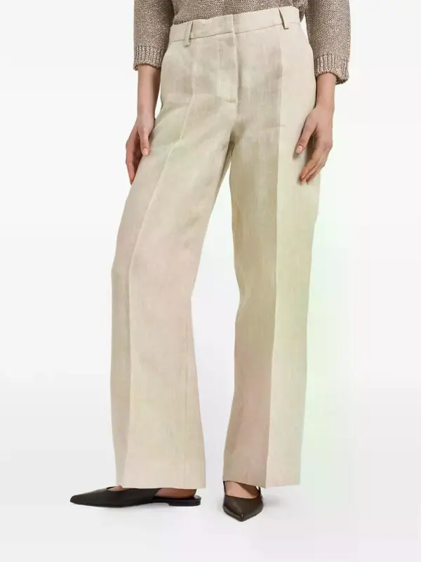 Max Mara Pressed-crease Wide-leg Trousers