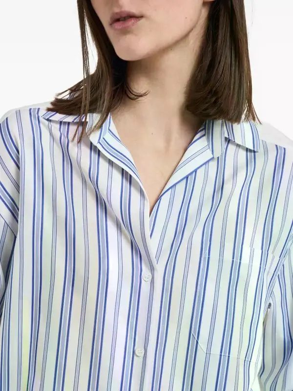 Max Mara Striped Cotton Shirt