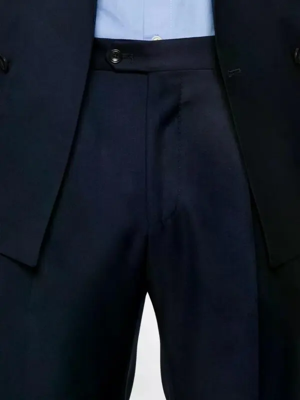 Tagliatore Double-breasted Peak-lapel Suit - Blue