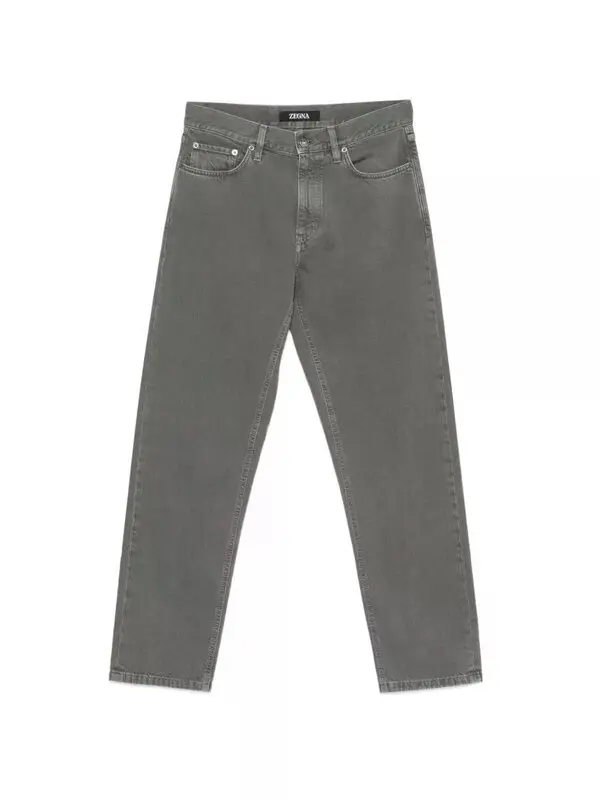 Zegna Roccia Straight-leg Jeans - Grey