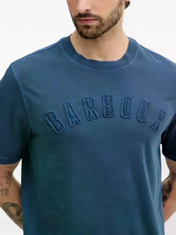 Barbour Logo-embroidered T-shirt