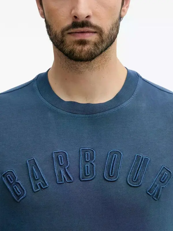 Barbour Logo-embroidered T-shirt