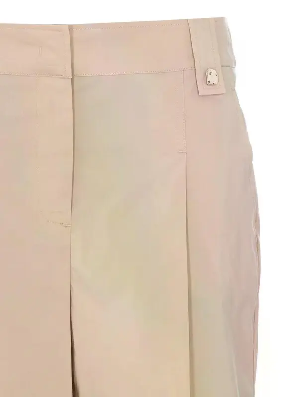 Liu Jo Button-embellished Pleated Shorts